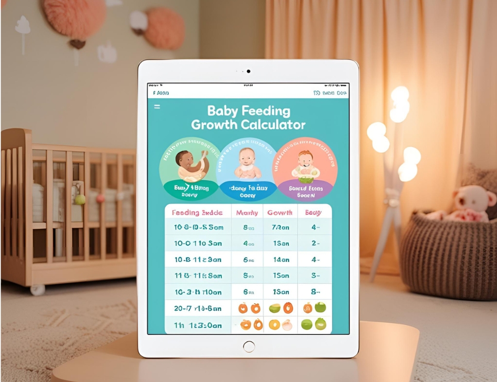 Baby Feeding And Growth Calculator: Nutrition & Growth Free