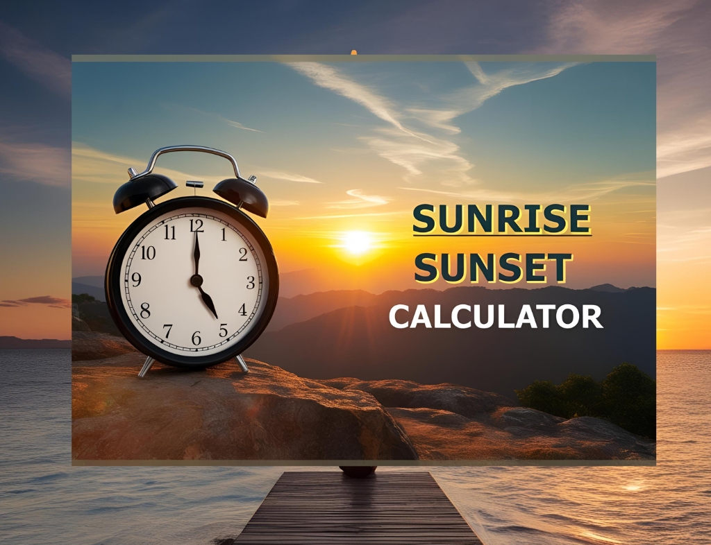 Sunrise Sunset Times Calculator: Daily Sun Times Online Free