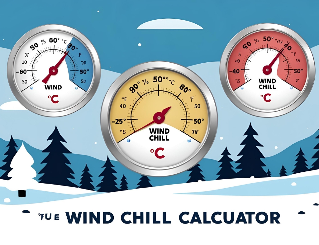 Accurate 5-Step Wind Chill Calculator For Cold Weather
