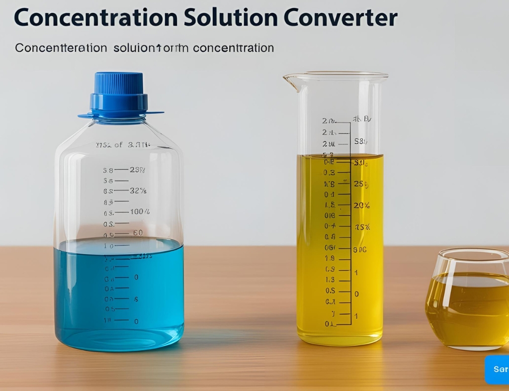 Concentration Solution Converter: Solution Strength Free