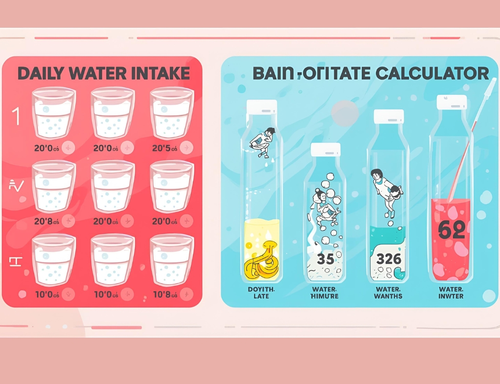 Daily Water Intake Calculator: How Much Water To Drink Free