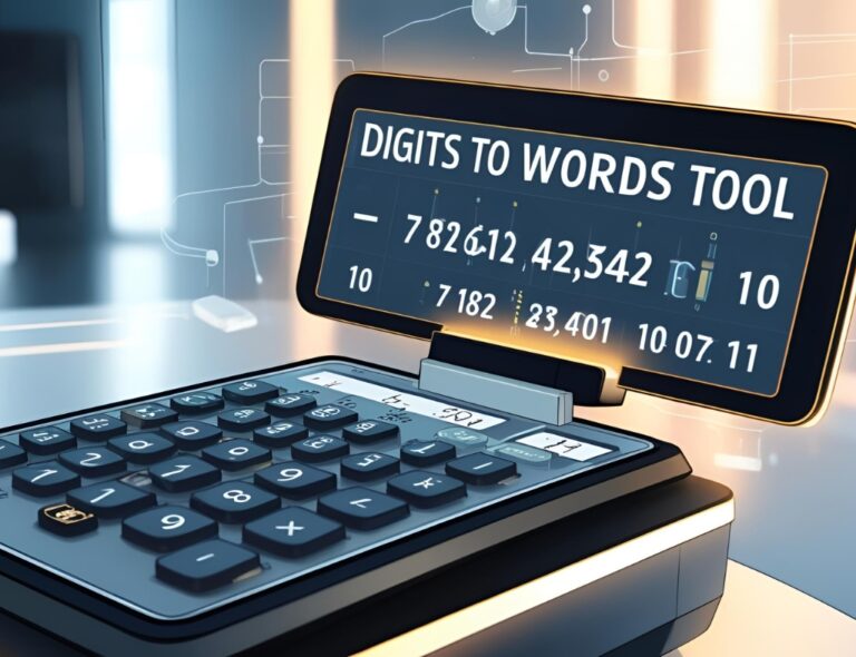 Digits To Words Converter: Convert Numbers To Text Online